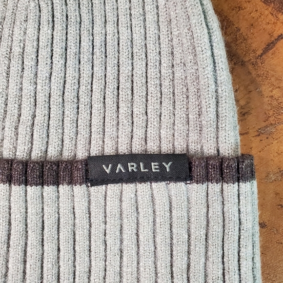Varley | Accessories | Varley Knitted Lanto Ribbed Beanie In Griffin ...